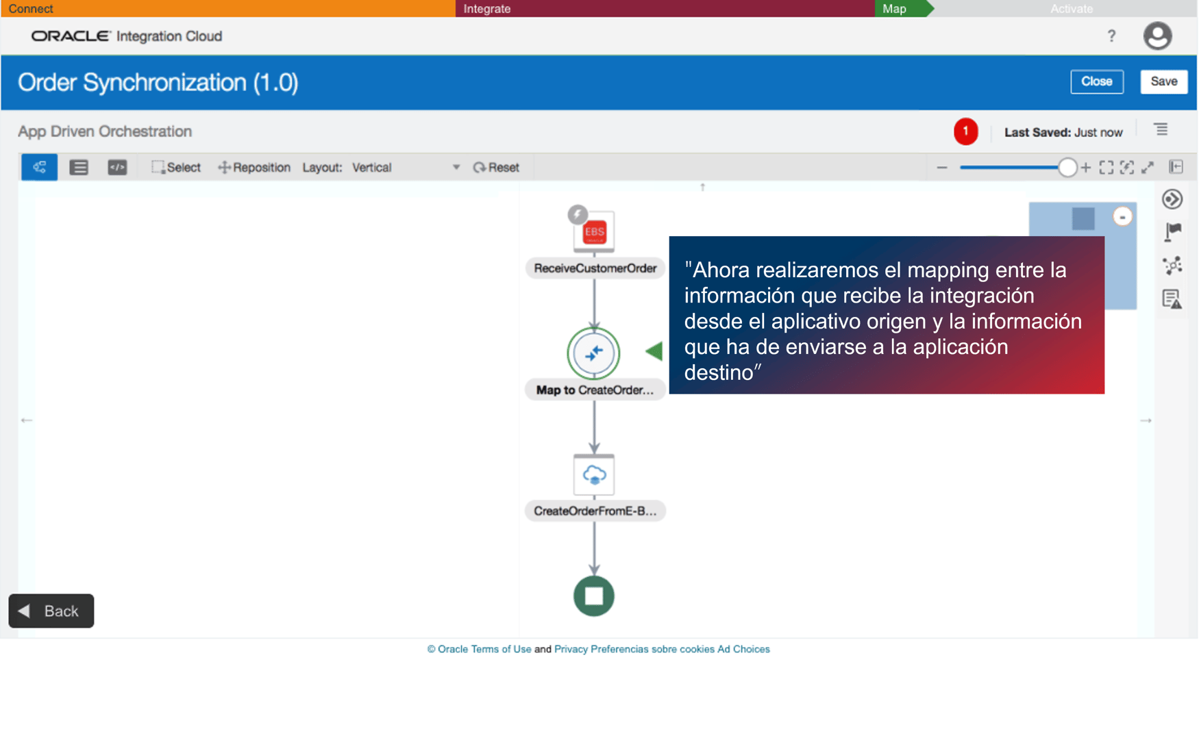 Oracle Integration Cloud and application integration
